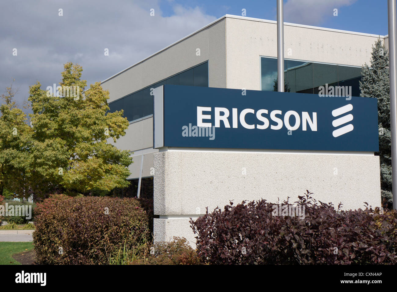 Ericsson logo hi-res stock photography and images - Alamy