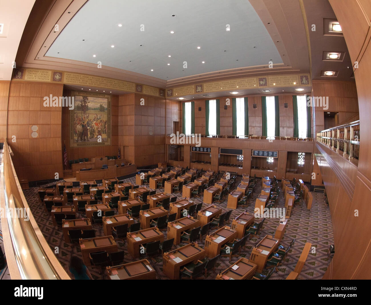House chamber, Oregon State Capitol, Salem, Oregon, USA Stock Photo - Alamy