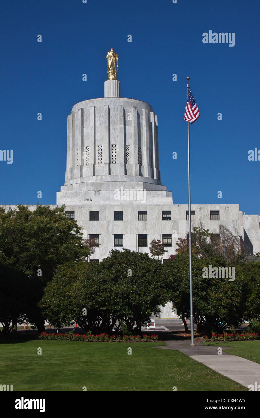 Oregon State Capitol, Salem, Oregon, USA Stock Photo - Alamy