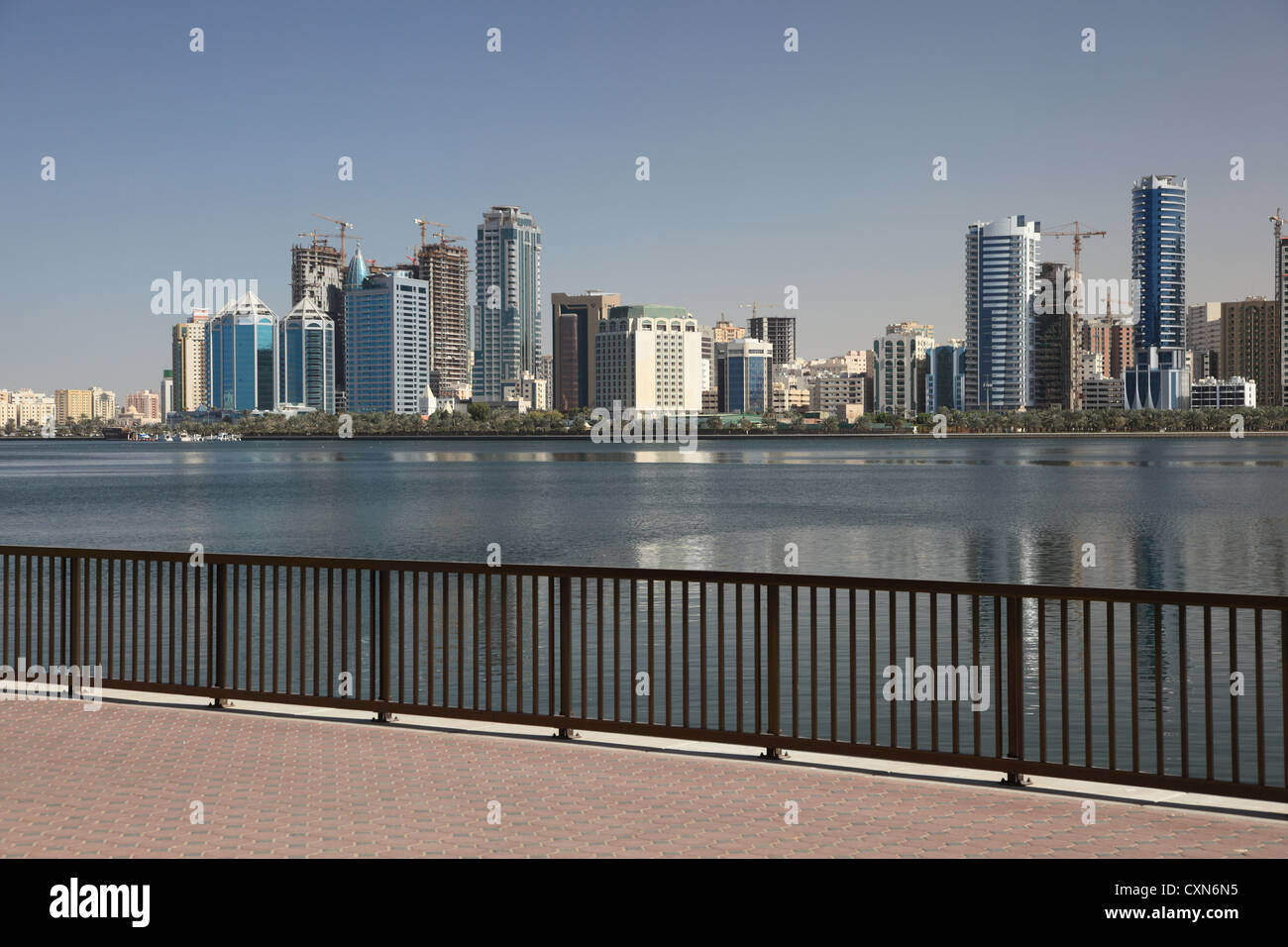 Sharjah skyline. United Arab Emirates Stock Photo - Alamy