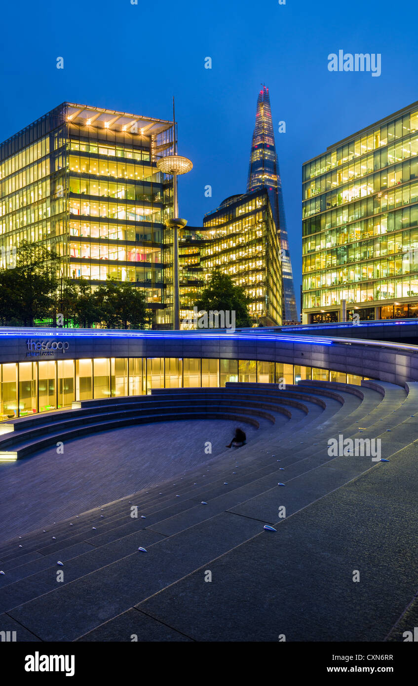 More London riverside office complex with the Shard building in ...