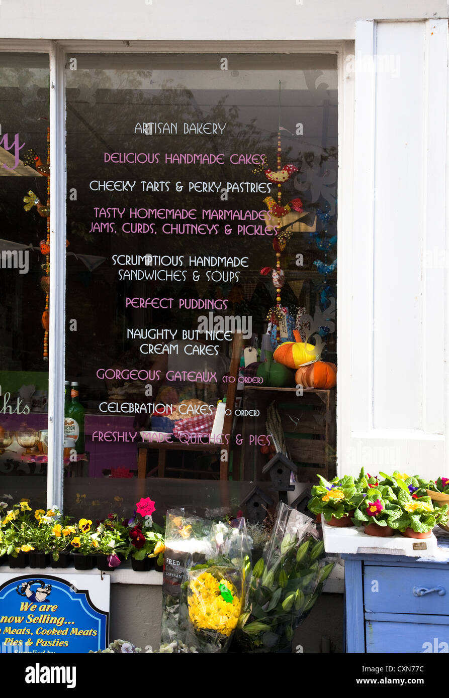 Artisan Bakery Bakery Shop Front in Ingleton, North Yorkshire Dales, UK ...