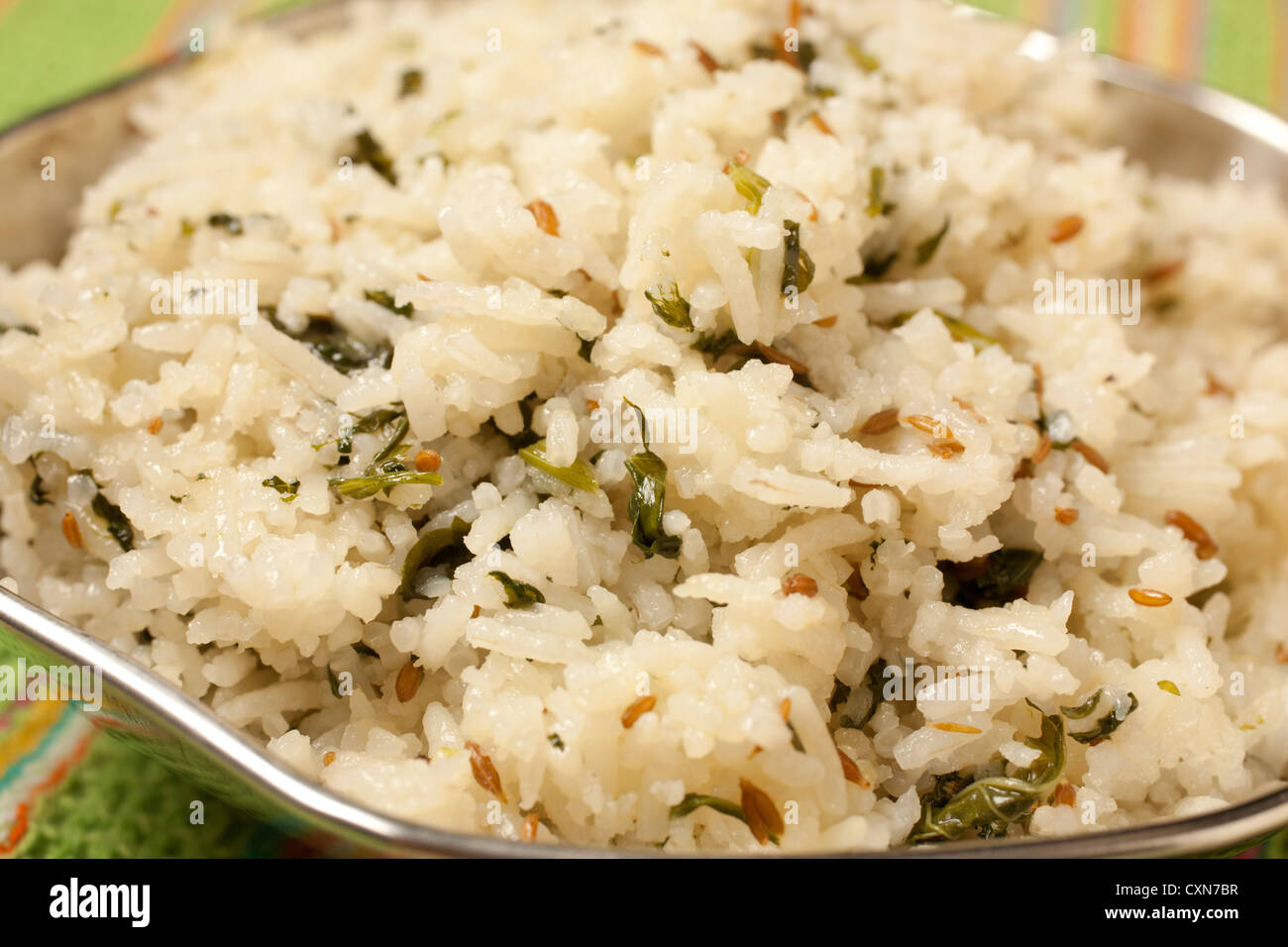 Jeera Rice, a classic dish from Southern India Stock Photo - Alamy