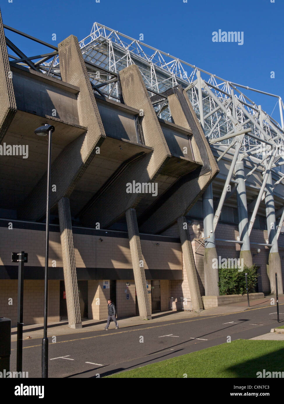 St. James' Park football stadium, home of Newcastle United FC ...
