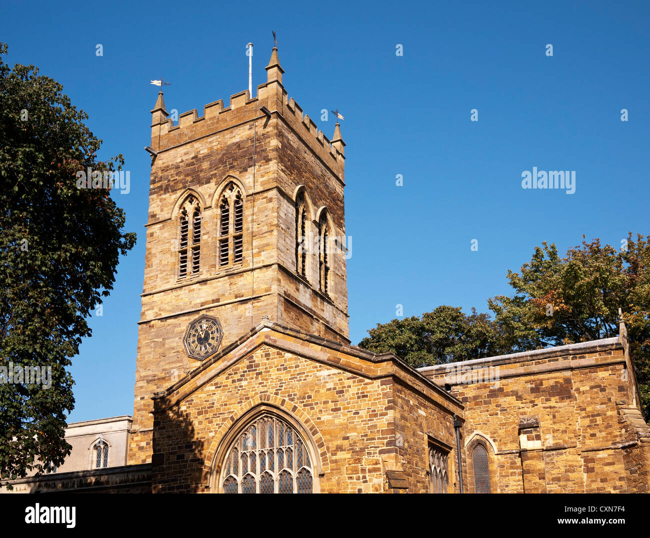 St Giles Church, Northampton, England, UK Stock Photo - Alamy