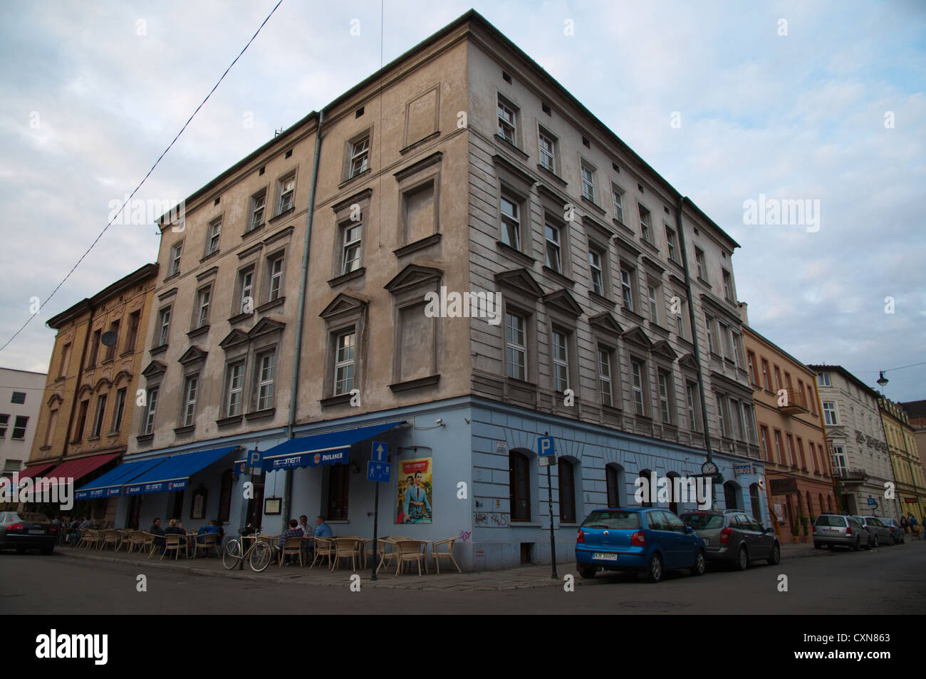 Plac Nowy the new square Kazimierz the Jewish quarter Krakow city ...