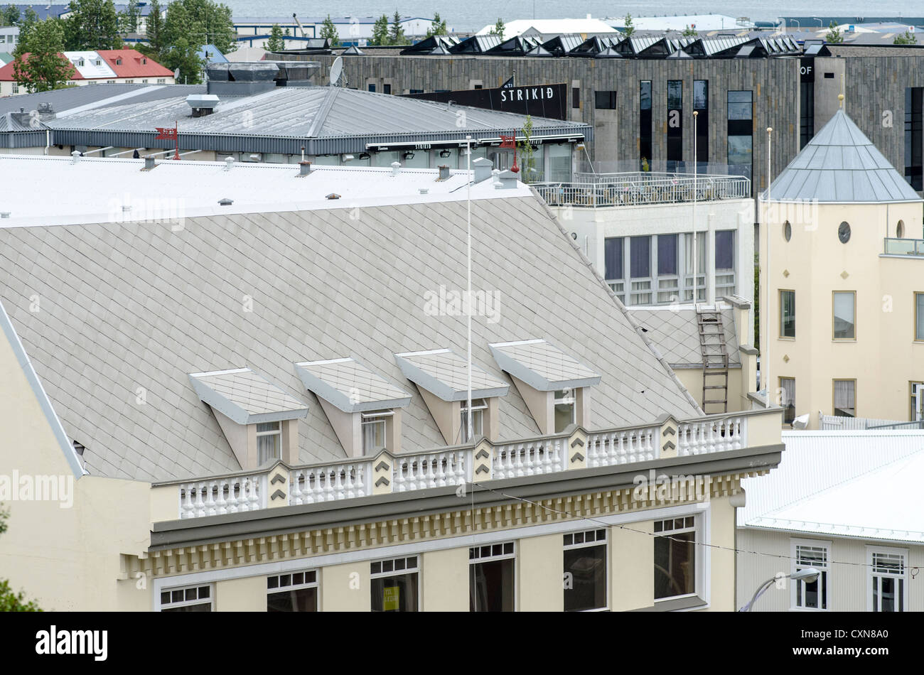 Akureyri city, Iceland Stock Photo - Alamy