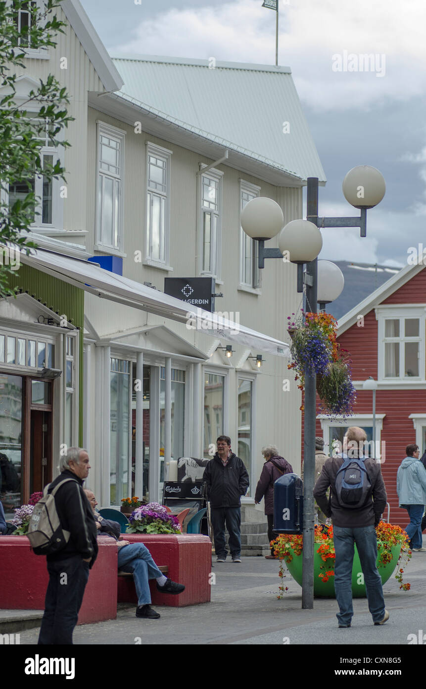 Akureyri city, Iceland Stock Photo - Alamy