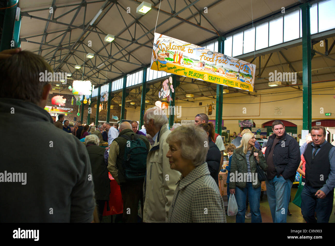 Brecon market hall hi-res stock photography and images - Alamy