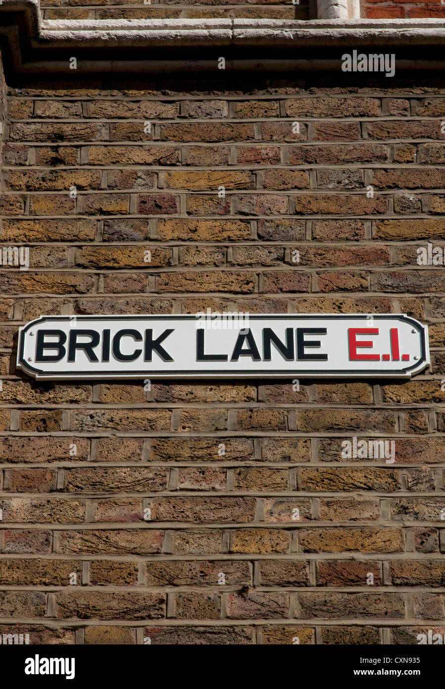Brick lane sign hi-res stock photography and images - Alamy
