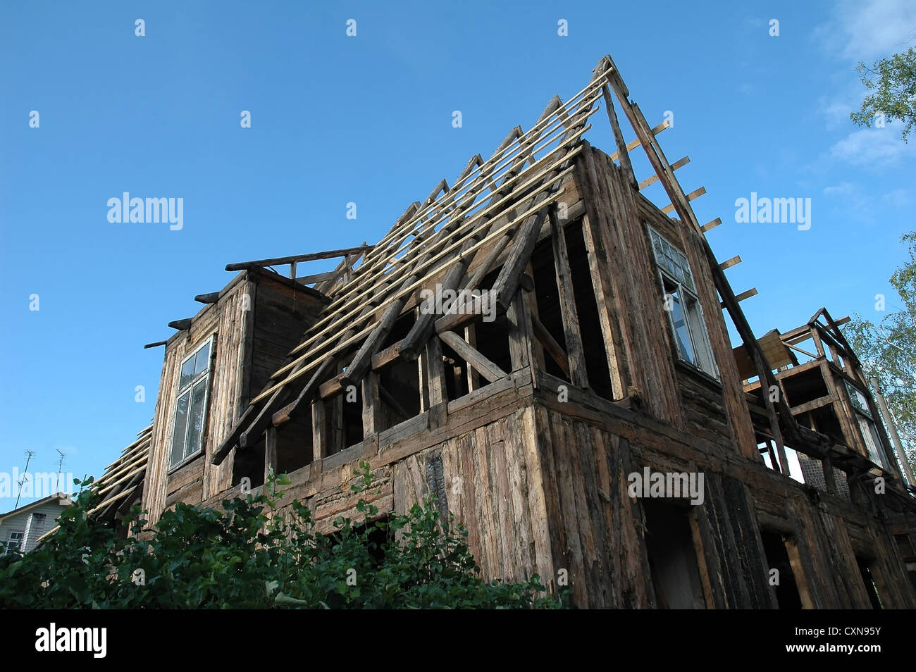 renovation of old house Stock Photo - Alamy