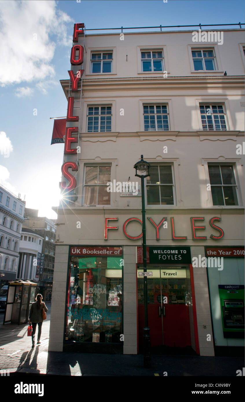 Foyles Bookshop, Charing Cross Road, London, UK Stock Photo - Alamy