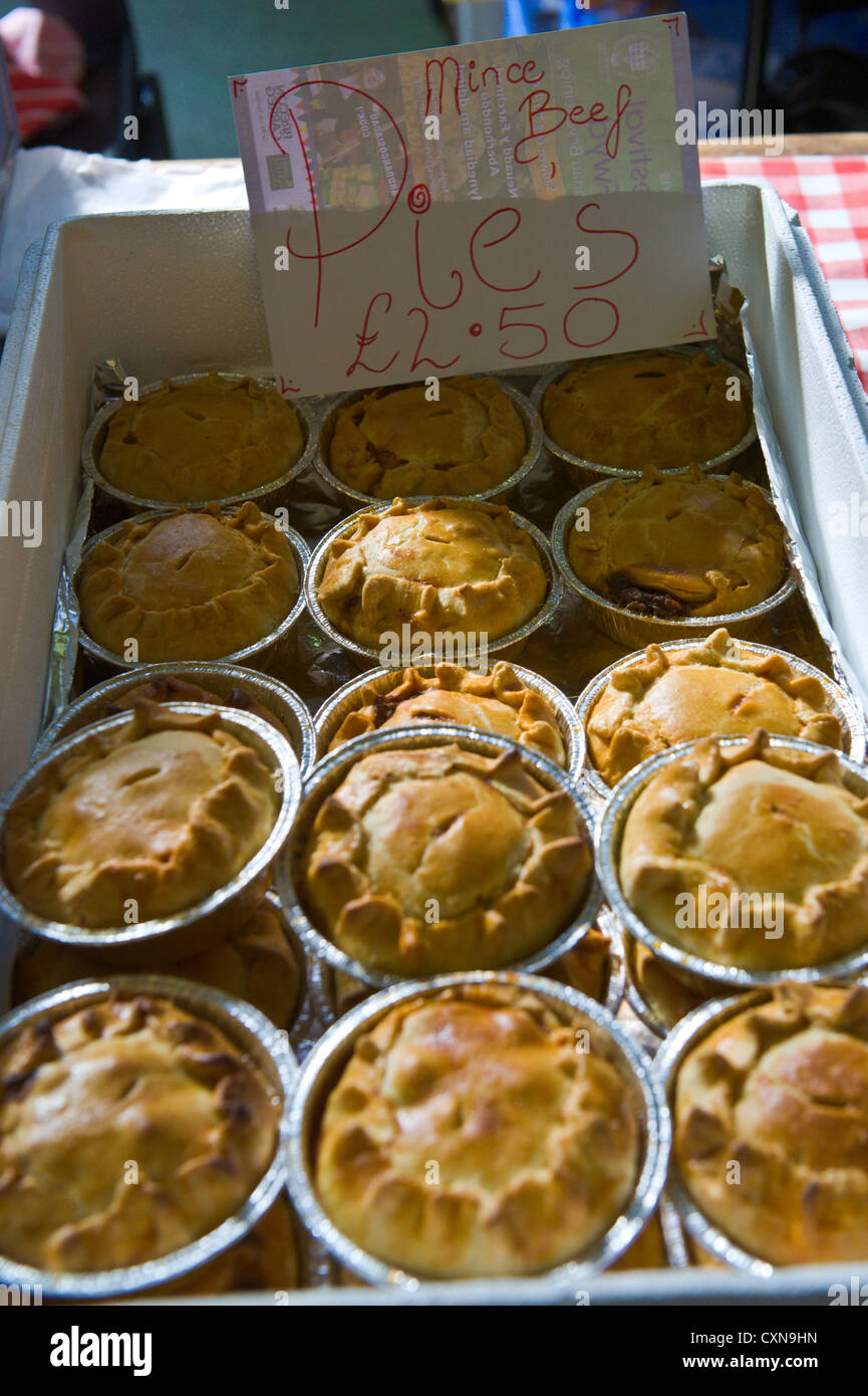 Mince beef pies for sale at Brecon Beacons National Park Food Festival ...
