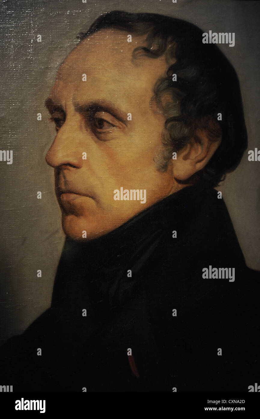 Francois Guizot (1787-1874). French historian, and statesman. Portrait ...