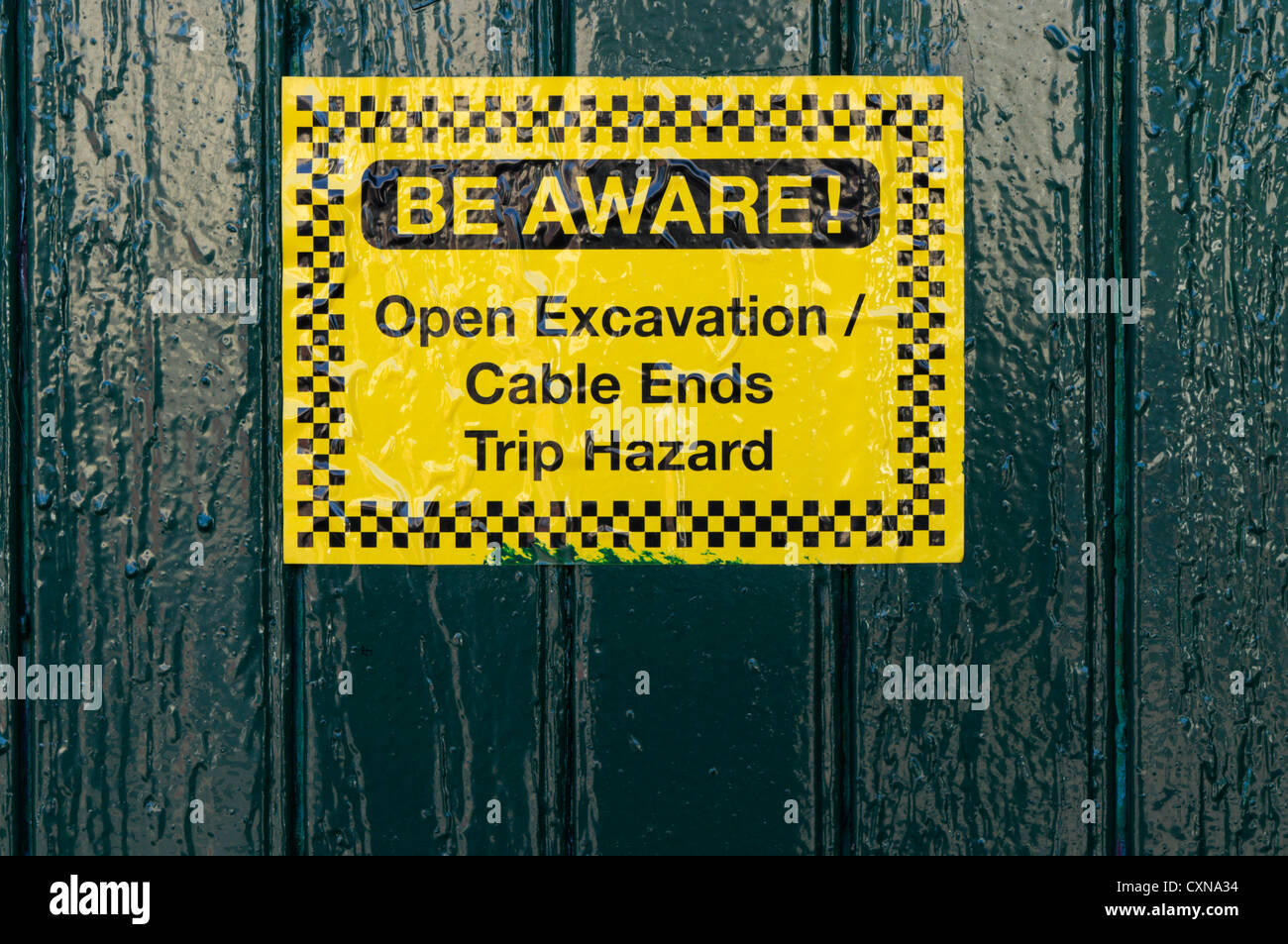 Warning notice hi-res stock photography and images - Alamy