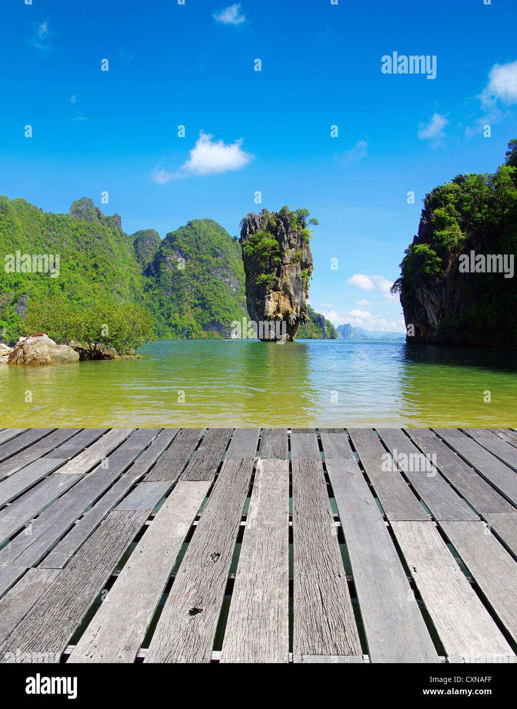 james bond island in thailand, ko tapu Stock Photo - Alamy