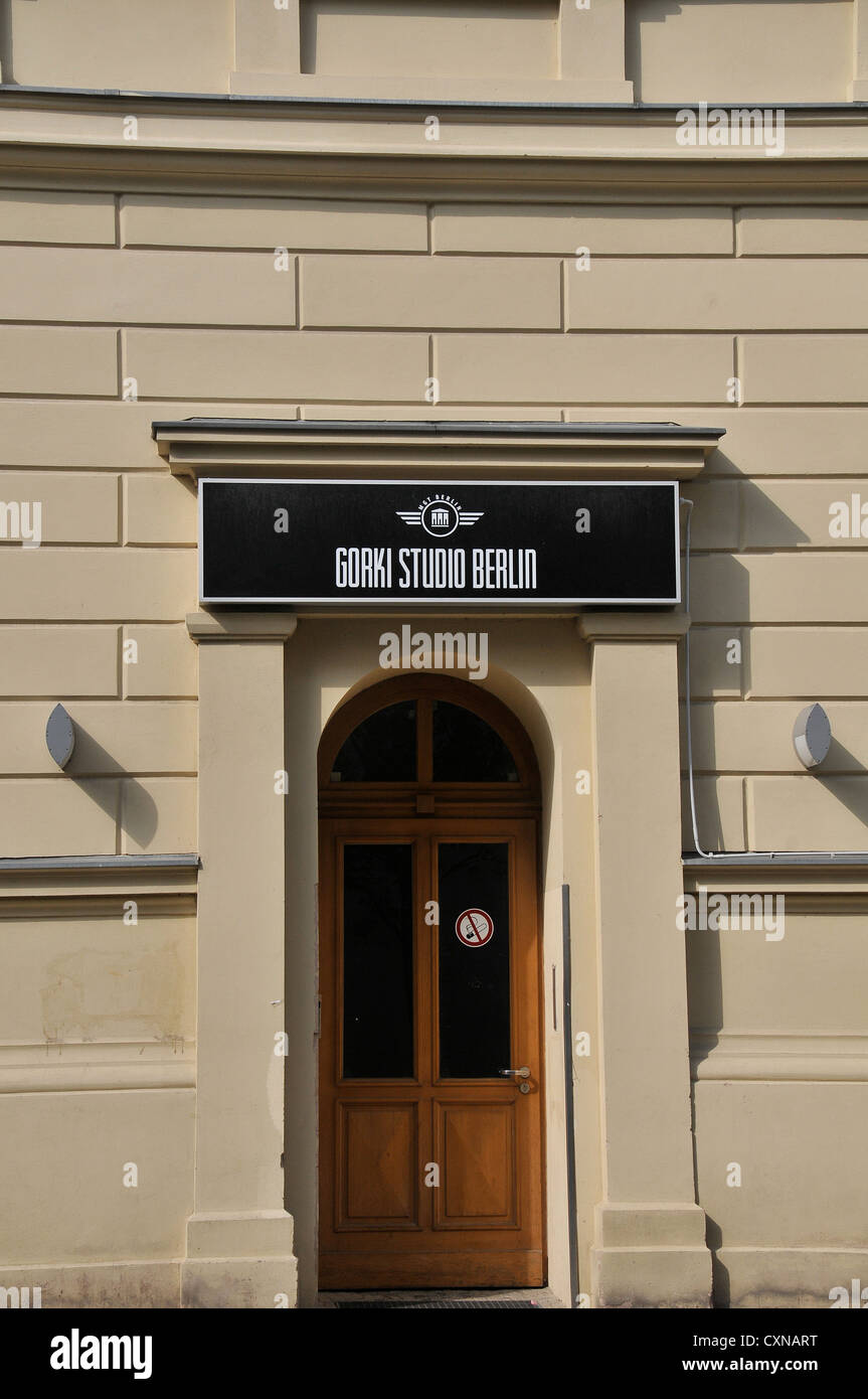 Gorki studio Berlin Germany Stock Photo - Alamy
