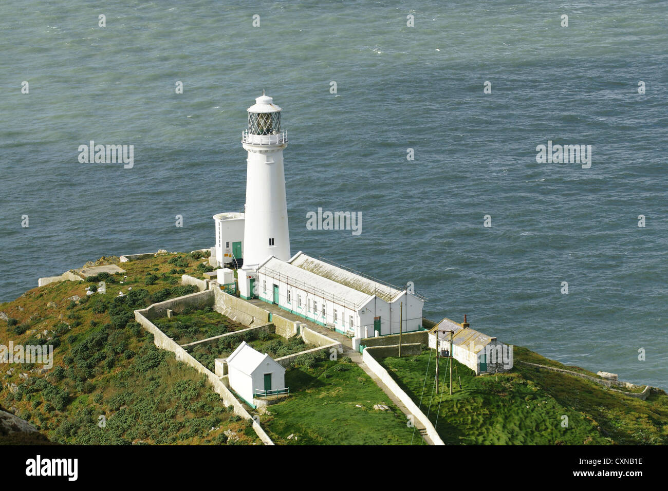 South Stack lighthouse on Holy Island, Anglesey, North Wales Stock ...