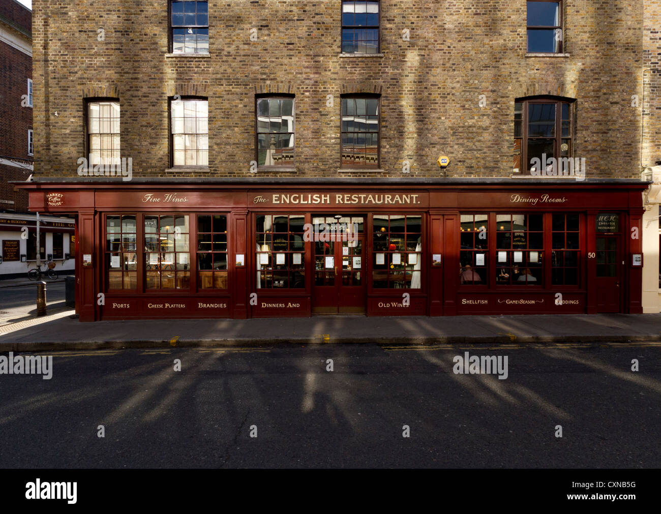 The english restaurant spitalfields hi-res stock photography and images ...