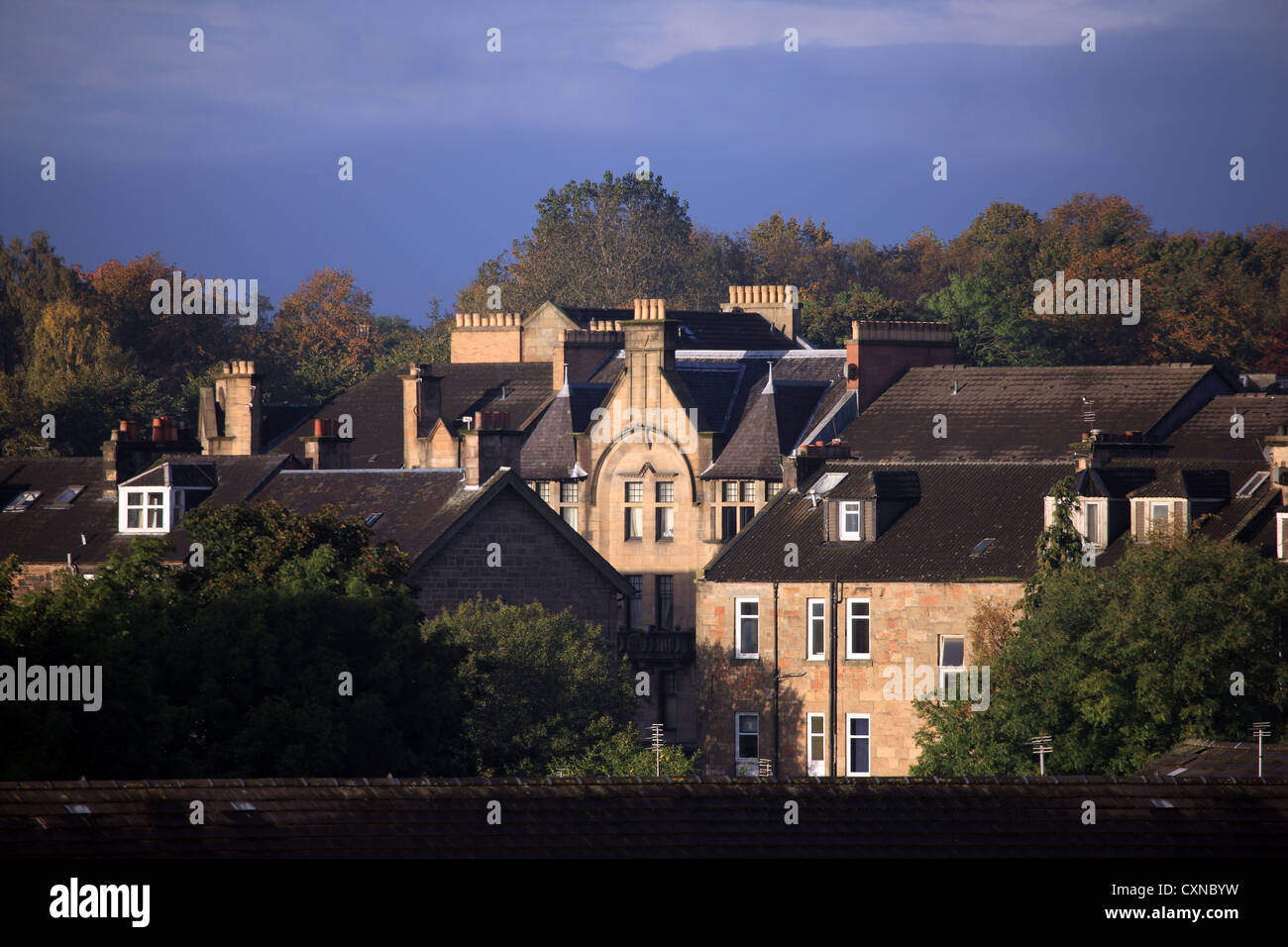 Victorian architecture in the Scottish town of Paisley Stock Photo - Alamy