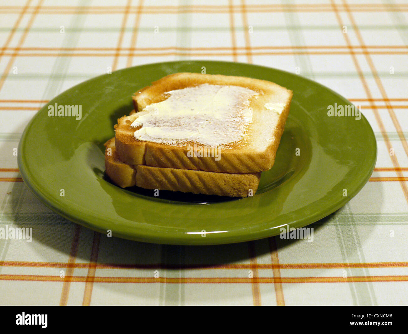 Two slices toast butter hi-res stock photography and images - Alamy