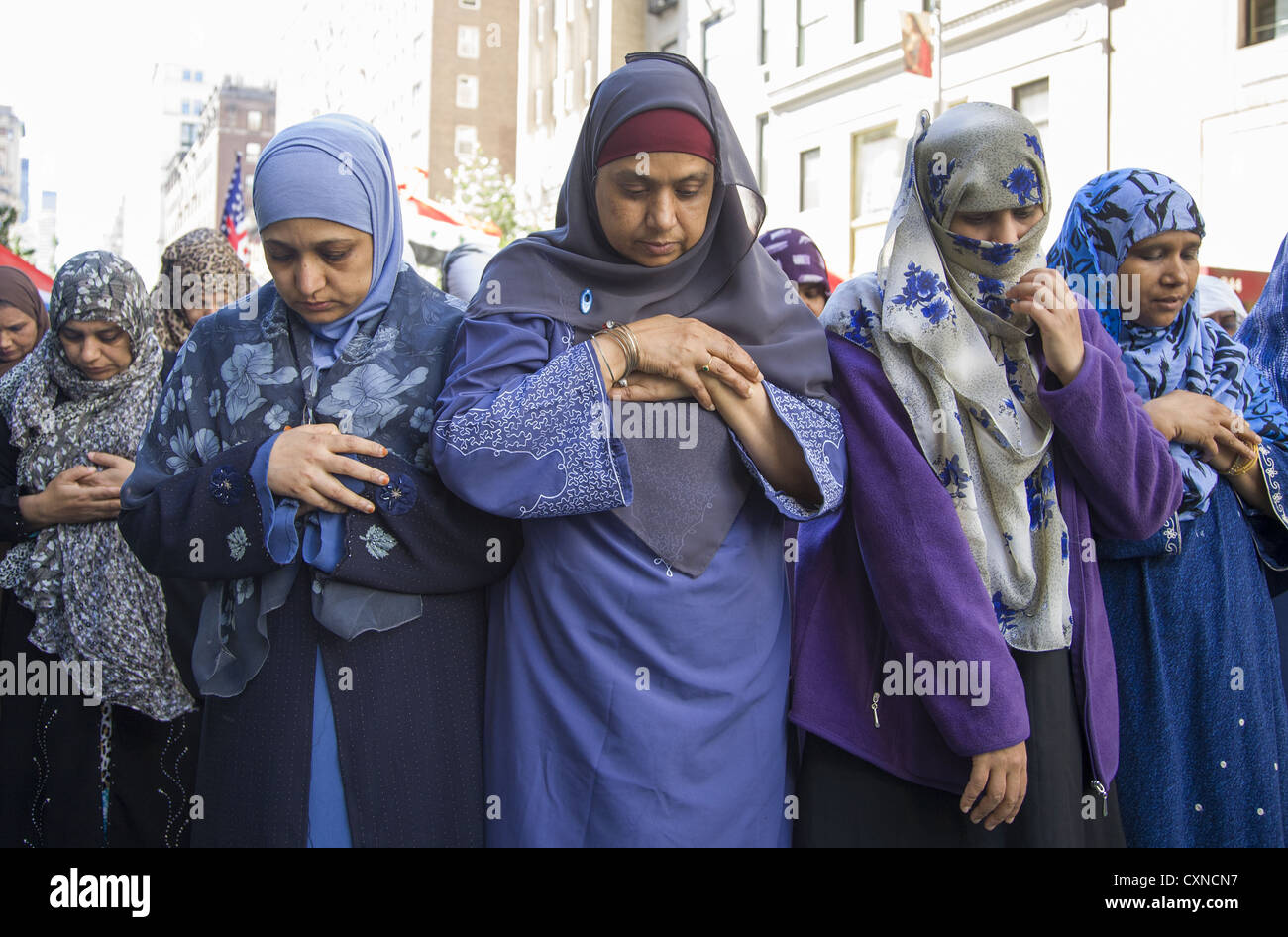 Annual Muslim American Day Parade on Madison Avenue in New York City ...