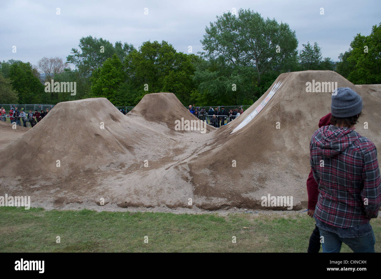 Ramps at the Red Bull empire of Dirt Competition at Alexandria Palace ...