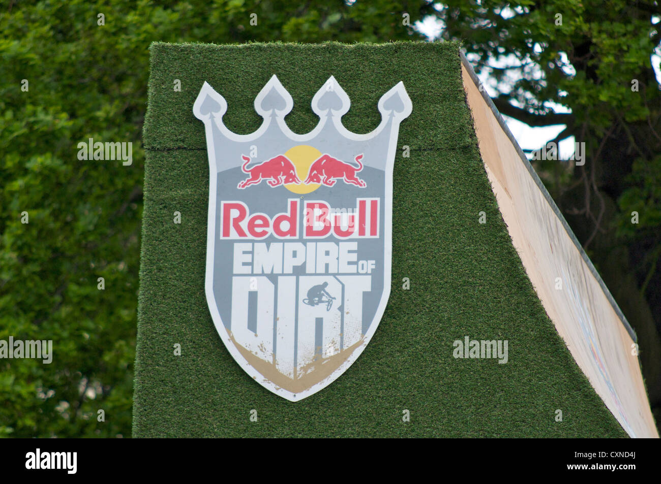 Red Bull Empire of Dirt ramp at the Competition at Alexandria Palace in ...