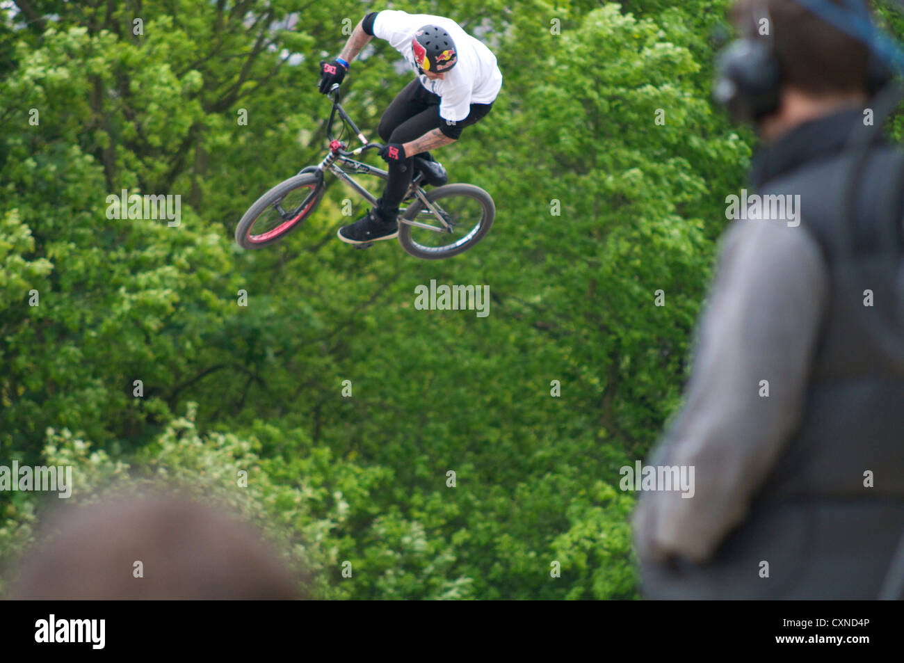 BMX rider at Red Bull Empire of Dirt Competition at Alexandria Palace ...