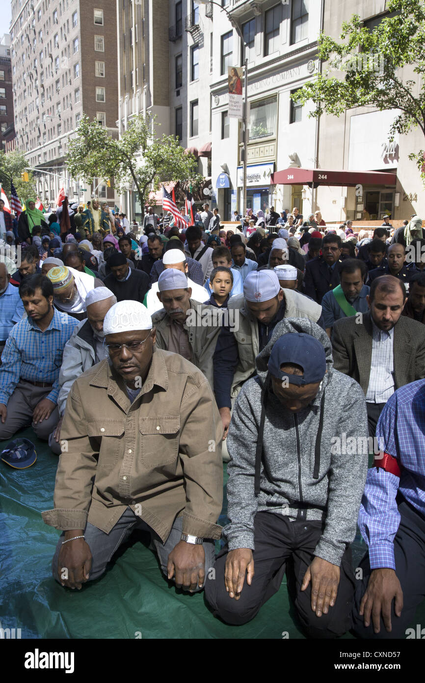 Annual Muslim American Day Parade on Madison Avenue in New York City ...