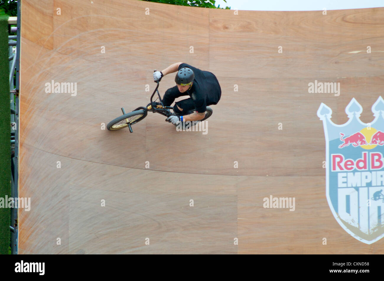 BMX rider at Red Bull Empire of Dirt Competition at Alexandria Palace ...
