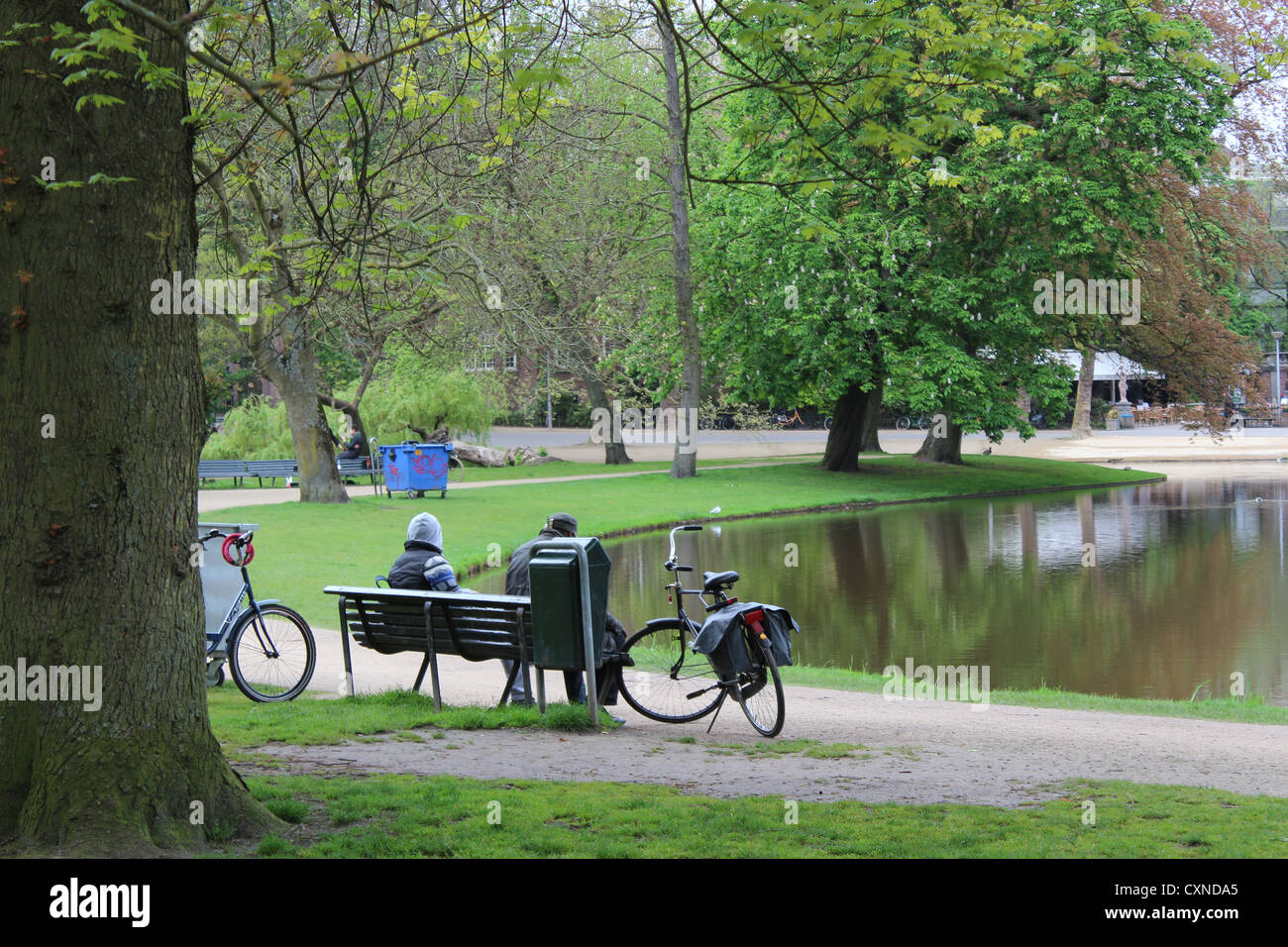 Bikes and amsterdam hi-res stock photography and images - Alamy