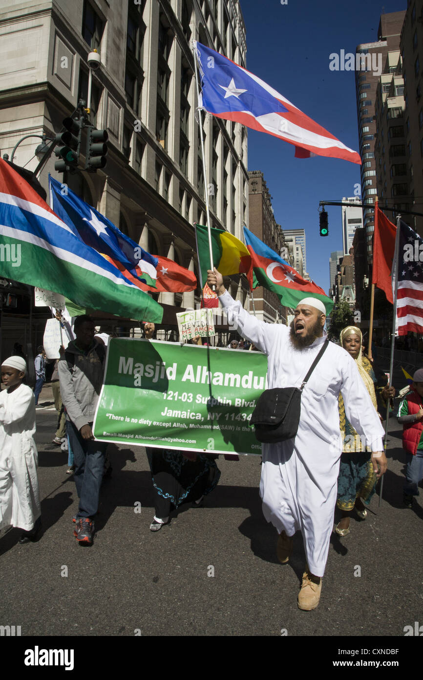 Annual Muslim American Day Parade on Madison Avenue in New York City ...