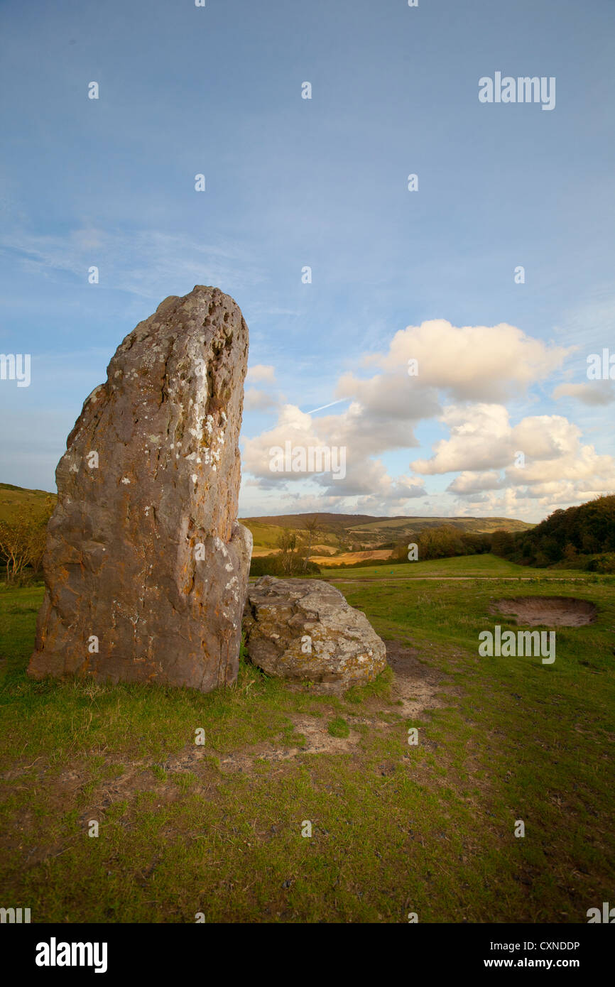 The Long Stone UK England Isle of Wight Mottestone Standing Stone ...