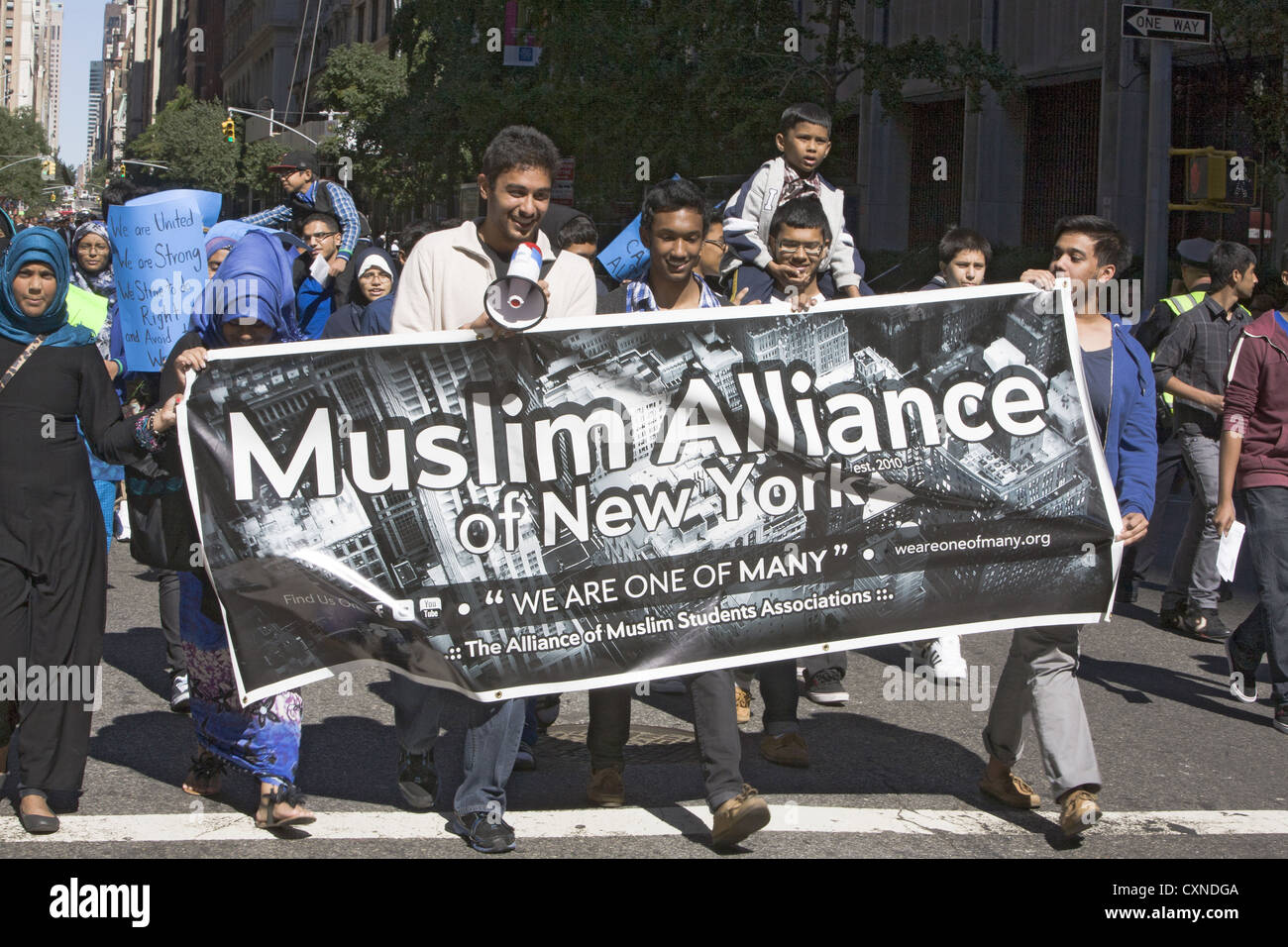 Annual Muslim American Day Parade on Madison Avenue in New York City ...