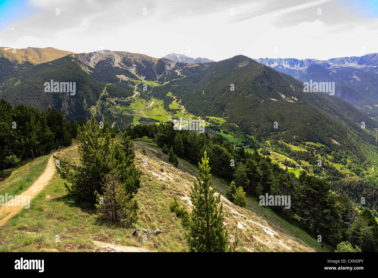 Pyrenees the beauty of Andorra Stock Photo - Alamy