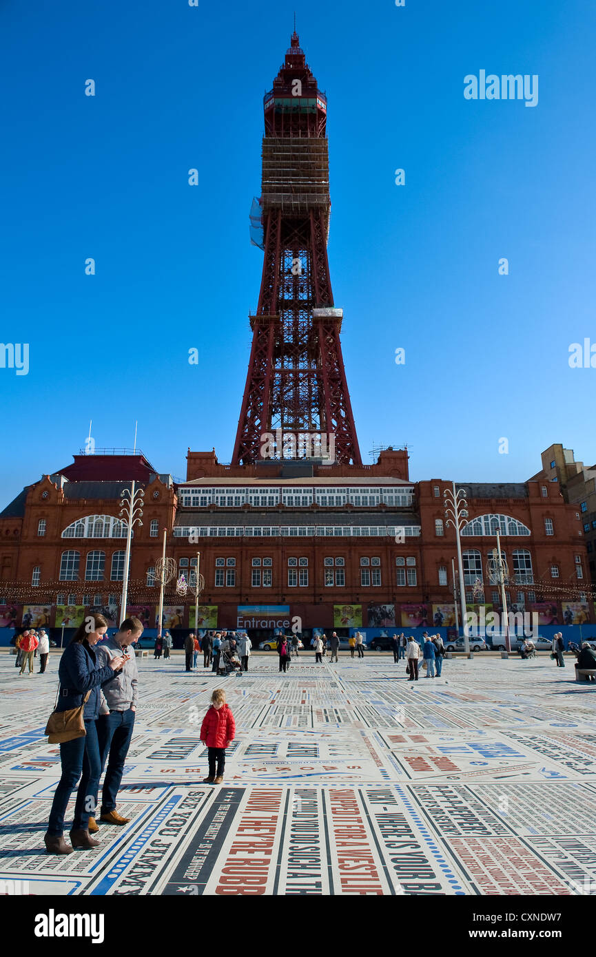 Blackpool comedy pavement hi-res stock photography and images - Alamy