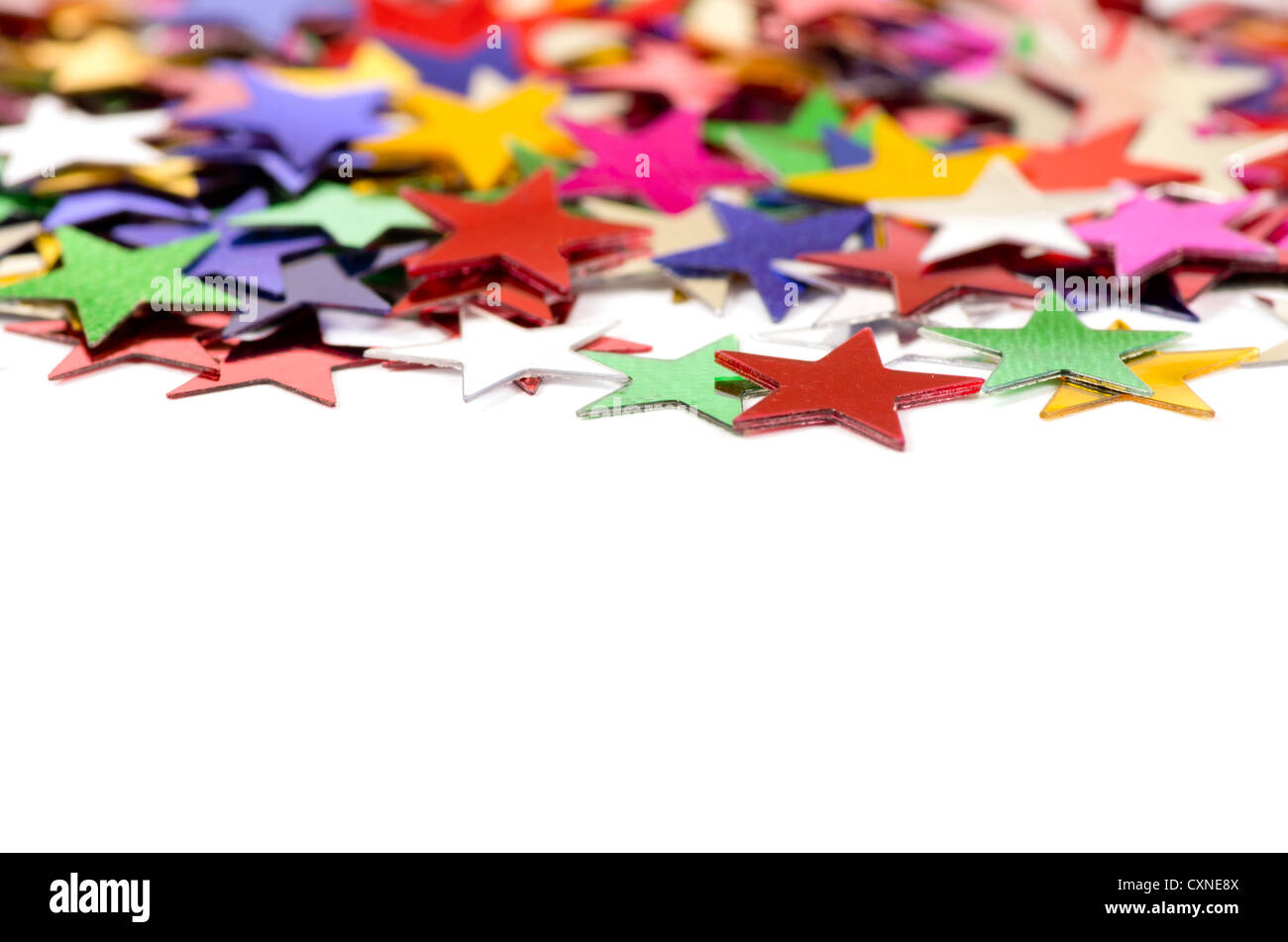 Colored stars background for your text over white Stock Photo - Alamy