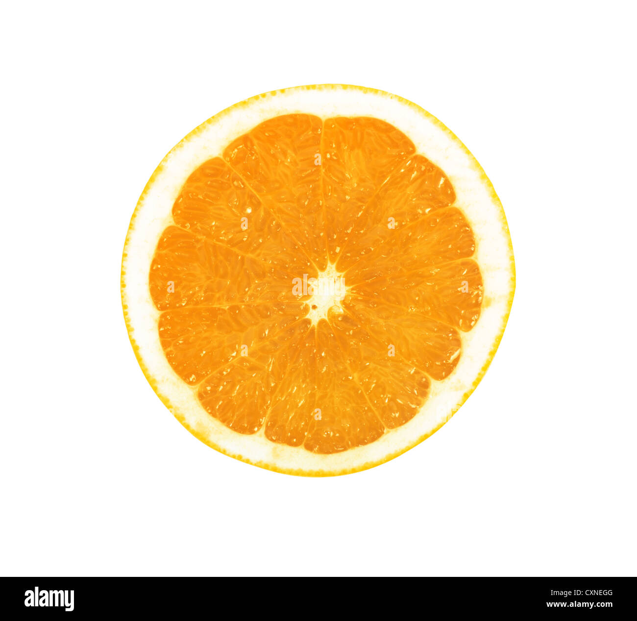 Slice of orange Stock Photo - Alamy