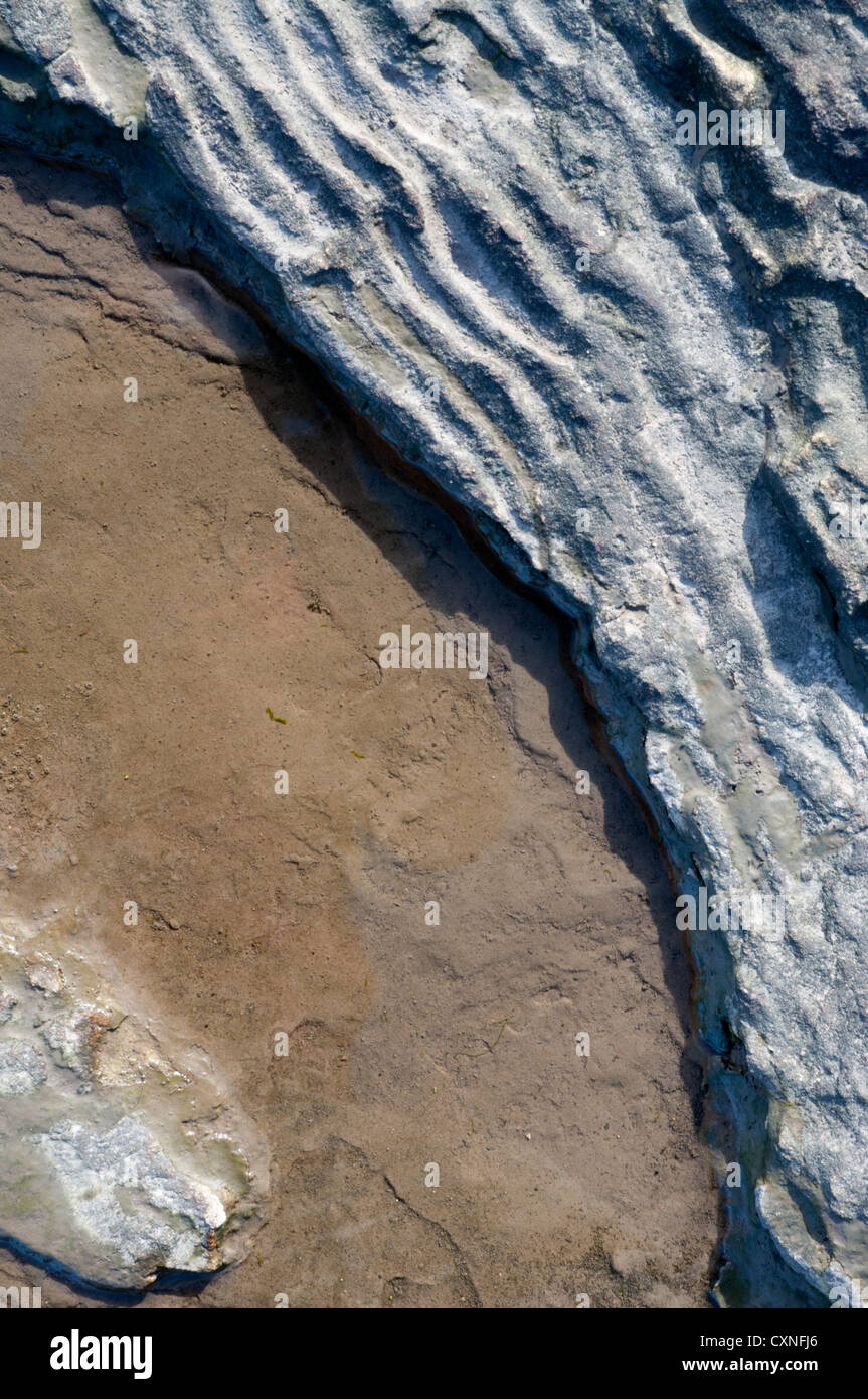 natural stone weather beaten and watet worn close up/abstract Stock ...