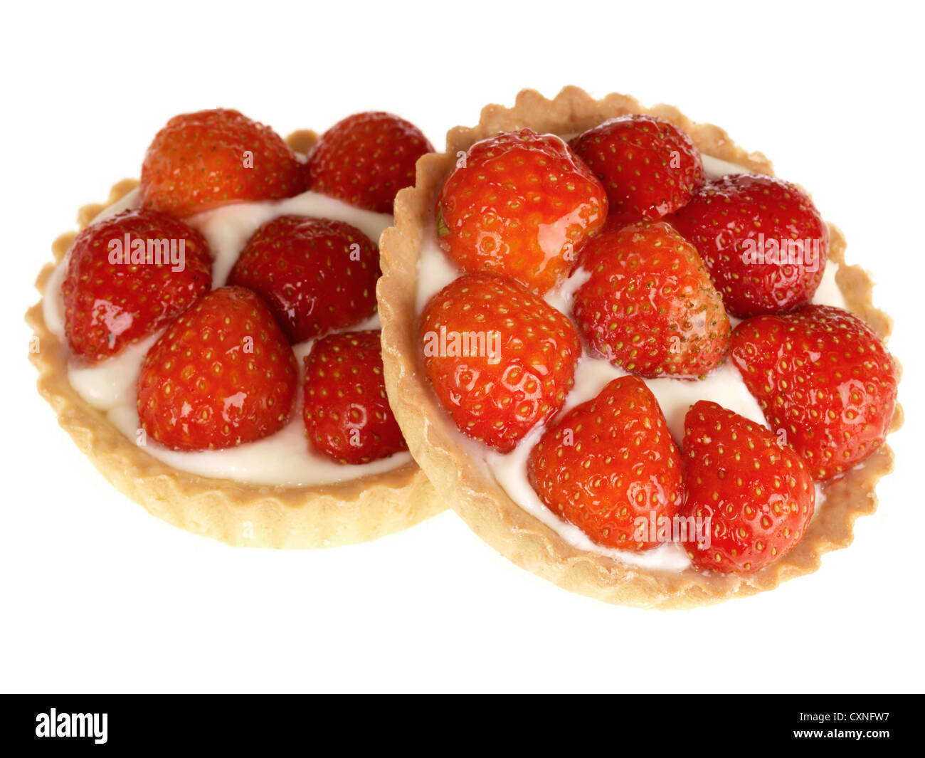 Individual strawberry tart hi-res stock photography and images - Alamy