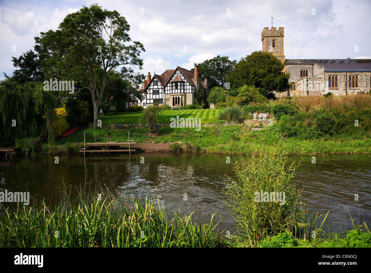 the river avon bidford on avon warwickshire the midlands england uk ...