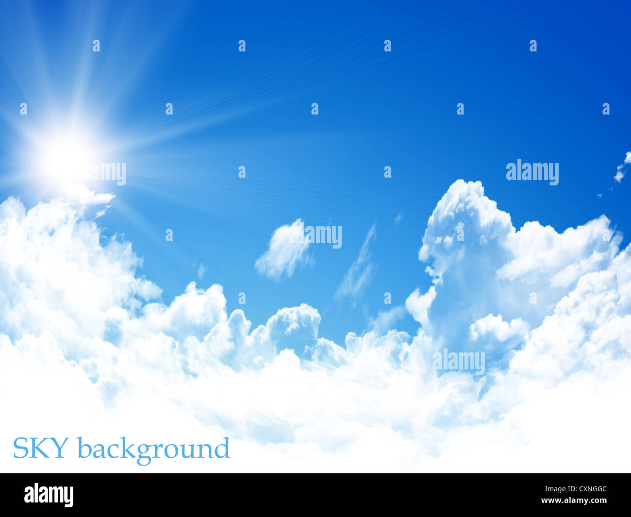 blue sky background Stock Photo - Alamy
