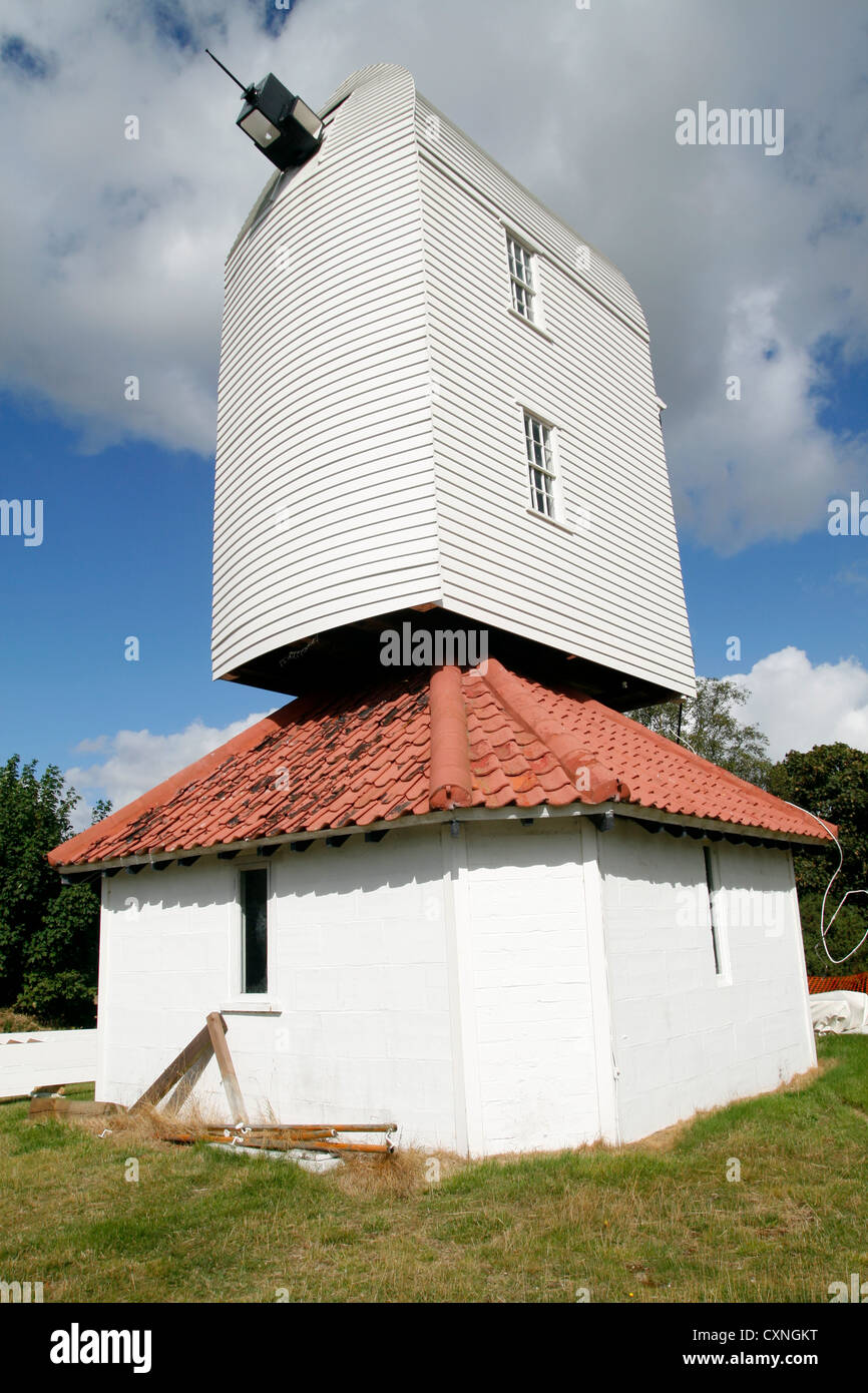 Post Mill under repair Thorpeness Suffolk England UK Stock Photo - Alamy
