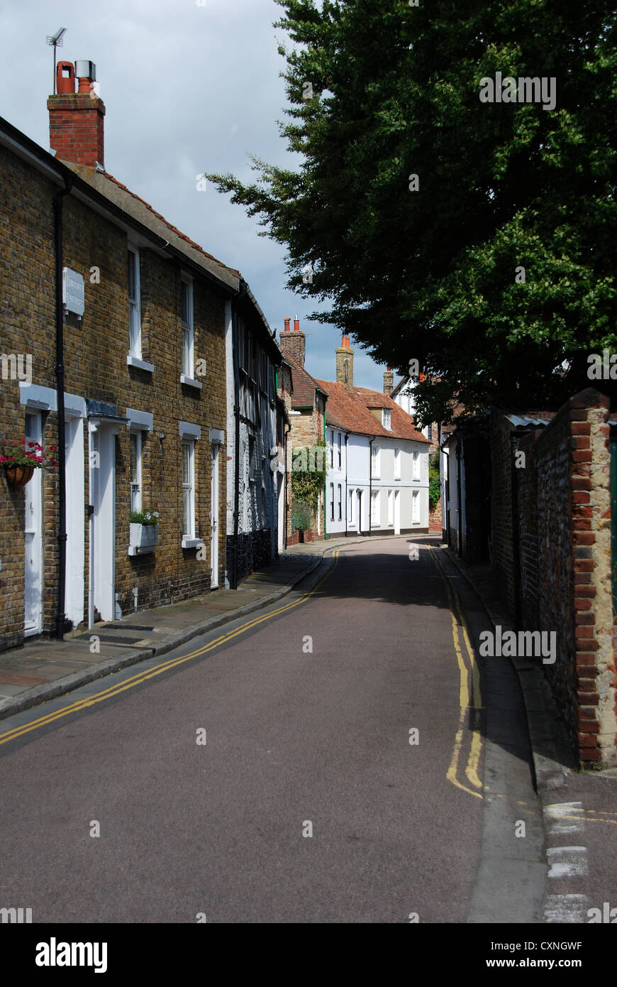 Street in Sandwich Stock Photo - Alamy
