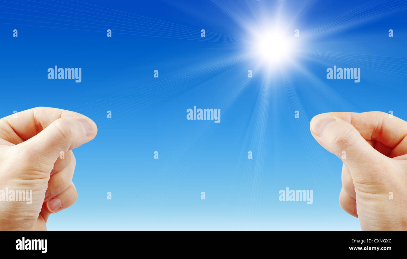 well shaped male hand and arm holding for something Stock Photo - Alamy