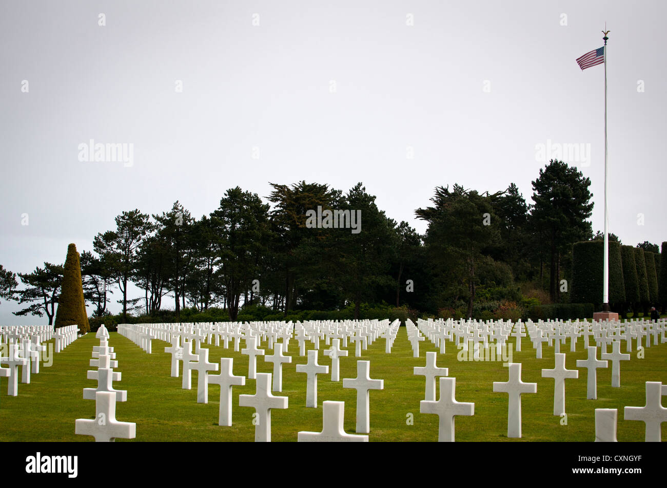 American Cemetery, Normandy Stock Photo - Alamy