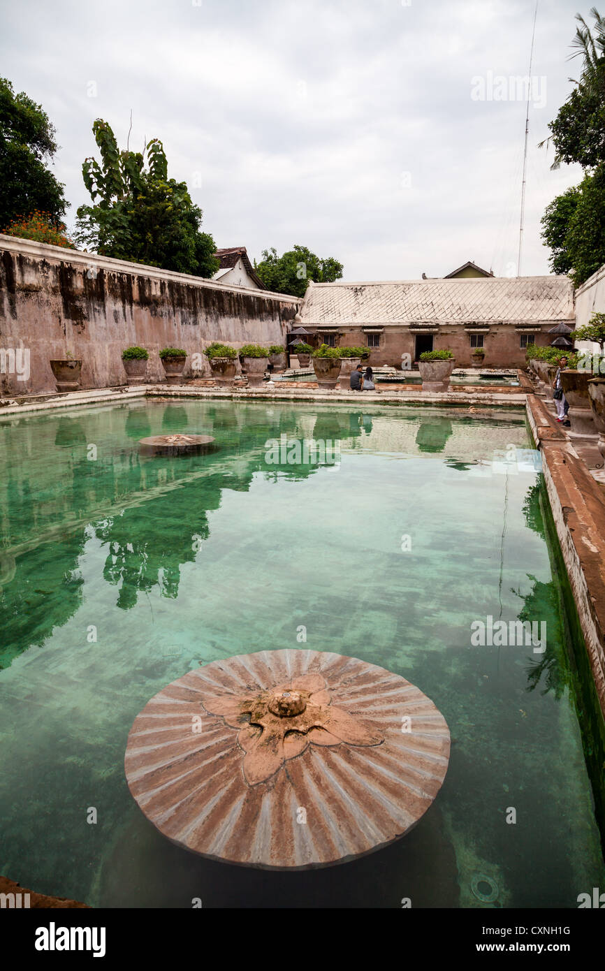 Pool in the Water Castle in Yogyakarta in Indonesia Stock Photo - Alamy