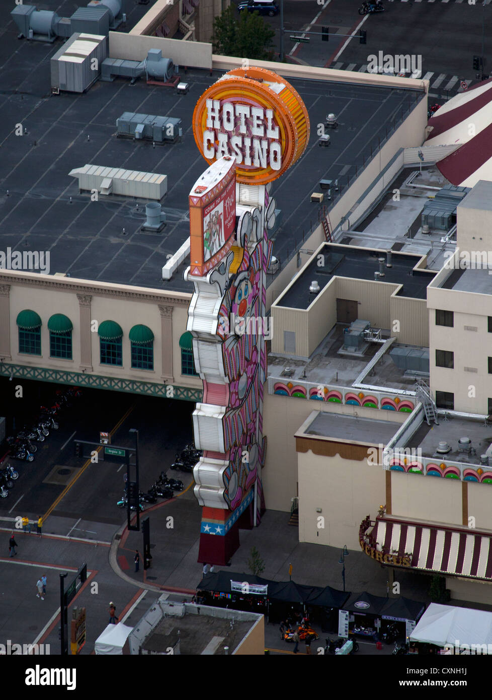 aerial photograph Circus Circus Reno, Nevada Stock Photo - Alamy