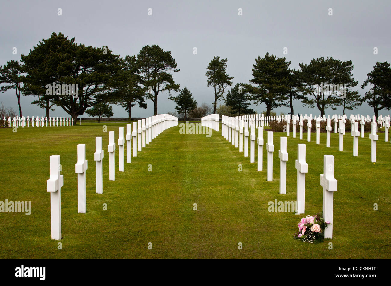 American Cemetery, Normandy Stock Photo - Alamy